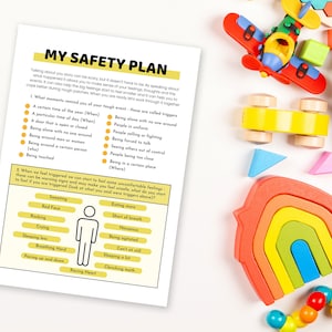 Crisis and Safety Plan for Kids, Trauma Therapy, PTSD, Coping Skills ...