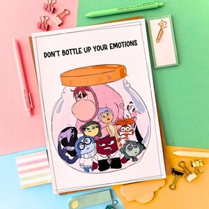 Inside Out 2 Self-awareness Poster for Kids, Therapy Office Decor for ...