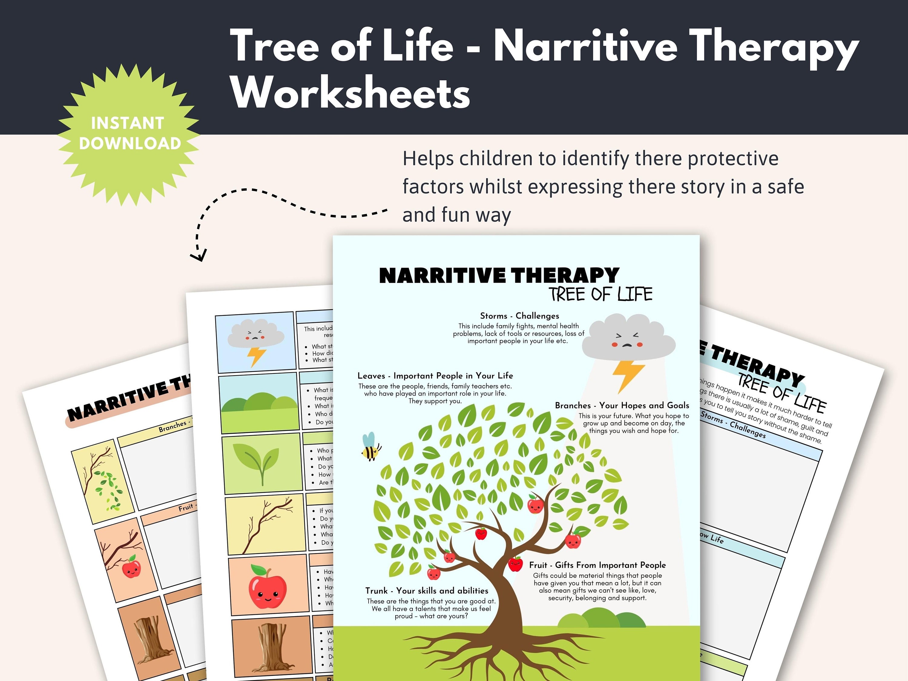 Trauma Therapy Worksheets for Kids PTSD Anxiety Relief - Etsy UK
