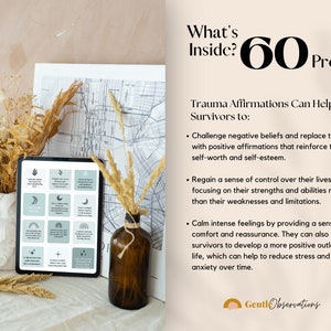 Affirmations for Trauma Survivors, Anxiety Coping Statements, Anxiety ...