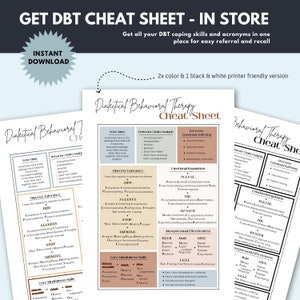 DBT Journal Prompts Emotional Regulation Mindfulness - Etsy