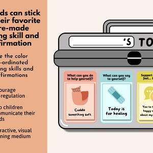 Grief and Loss Toolbox for Kids Grief Coping Skill Cards, Grief Prompts ...