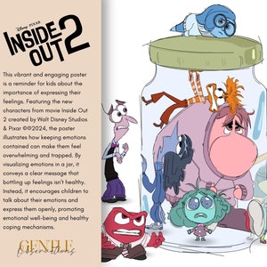 Inside Out 2 Self-awareness Poster for Kids, Therapy Office Decor for ...