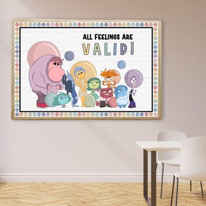 Inside Out 2 Bulletin Board Kit for School Counselors, Classroom ...