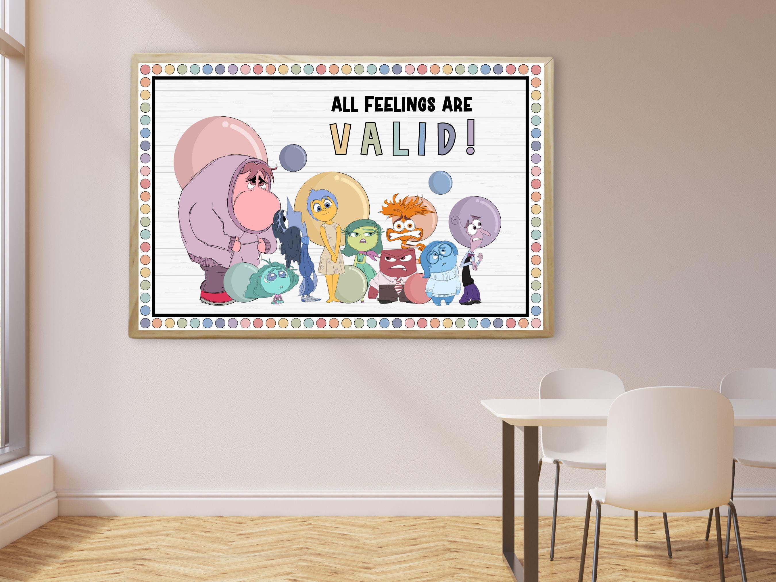 Inside Out 2 Bulletin Board Kit for School Counselors, Classroom ...