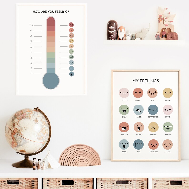 FEELINGS CHART Feelings Poster Emotions Chart School | Etsy