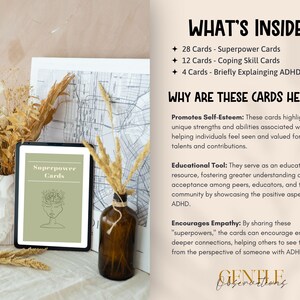 ADHD Superpower Cards for Teens & Adults, Teen ADHD Therapy Activity ...