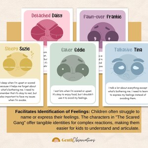 Trauma Reaction Cards for Kids, Identifying Trauma Survival Patterns ...