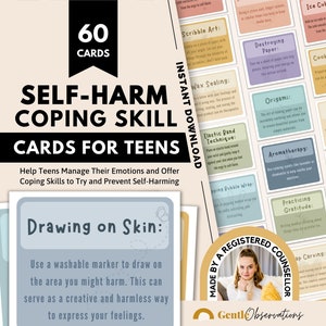 Teen Therapy Mega Bundle, Depression Sheets, Anger Management, Self ...