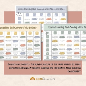 School Counseling Dice Game for Teens & Tweens Group Therapy, Coping ...