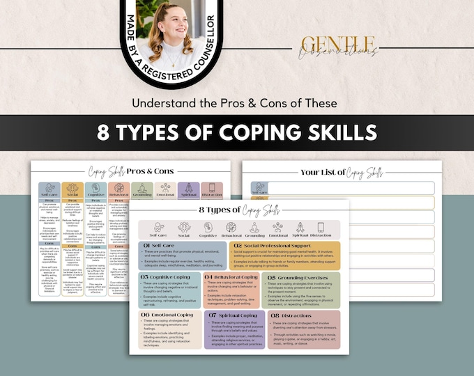 Healthy Coping Skills Bingo DIGITAL FILE Png and Pdf - Etsy