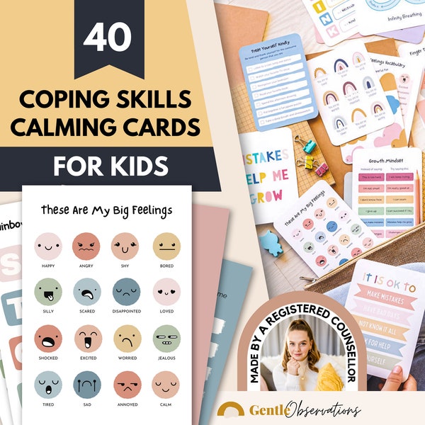 Kids Grounding Cards - Etsy