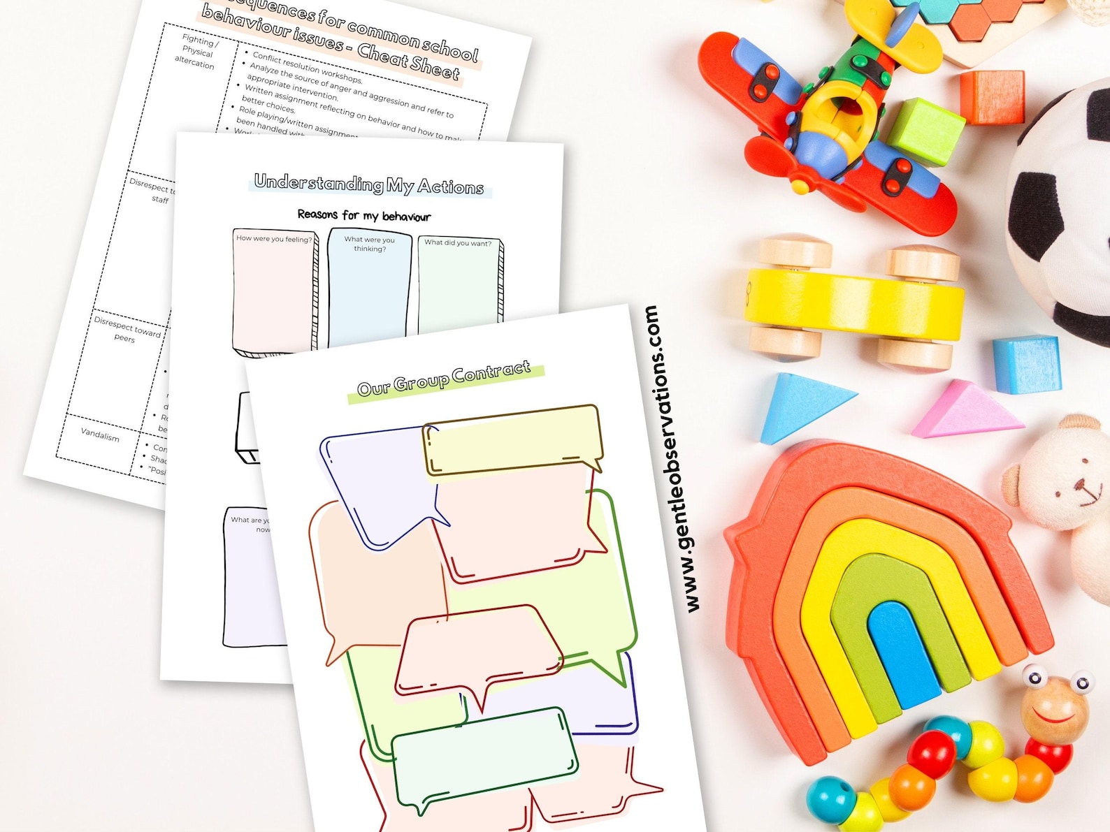 Positive Communication and Restorative Justice Worksheets for School ...