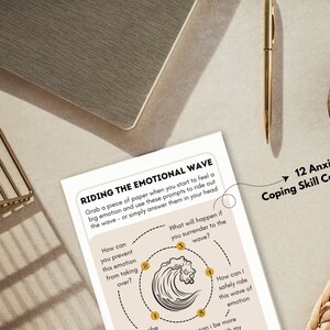 The Worry Tree Worksheets, GAD Anxiety Relief, Challenging Cognitive ...