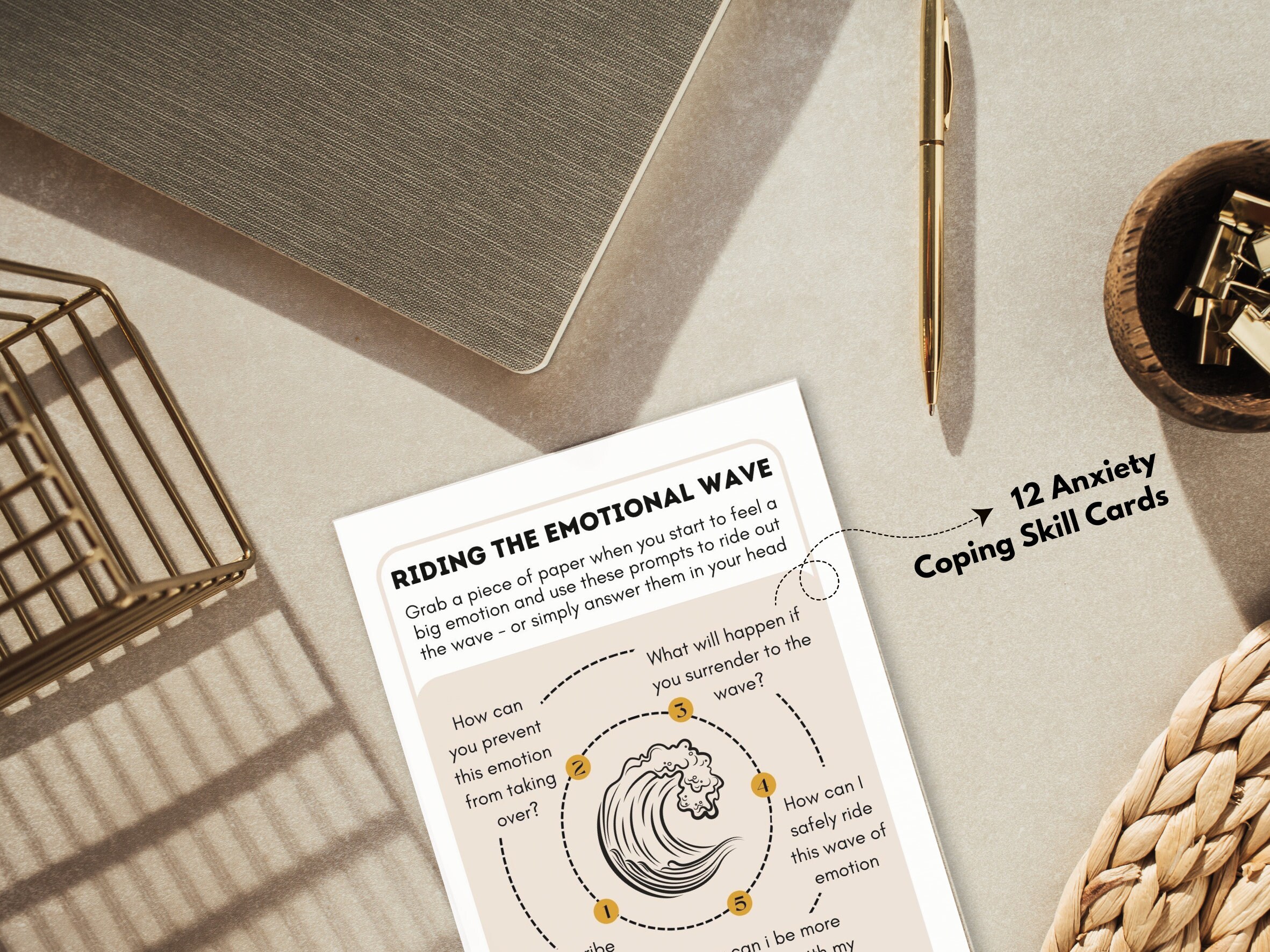 The Worry Tree Worksheets, GAD Anxiety Relief, Challenging Cognitive ...