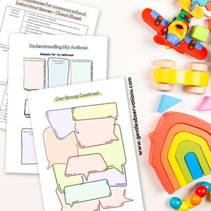 Positive Communication and Restorative Justice Worksheets for School ...