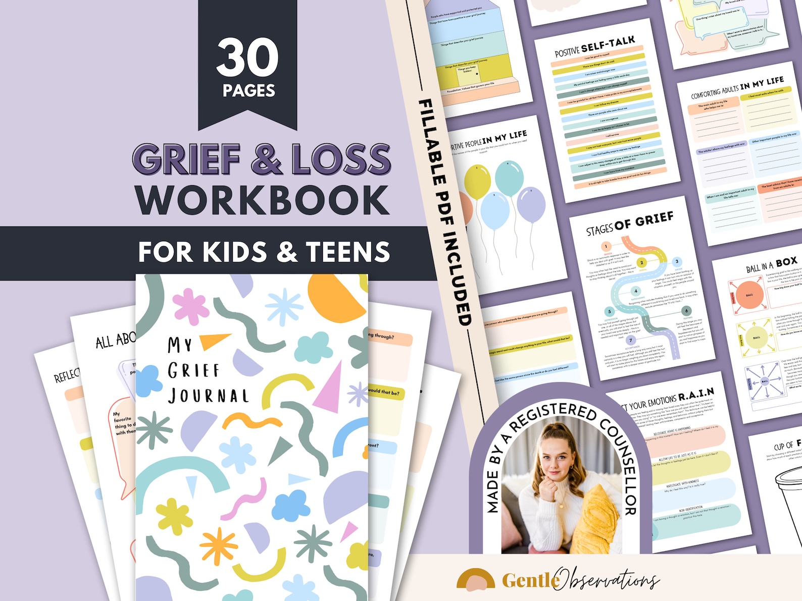 Kids Counseling (50% OFF) Therapy Bundle for School Counselors, Trauma ...