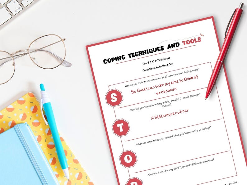 Anger Management Workbook for Kids, Anger Worksheets for Kids ...