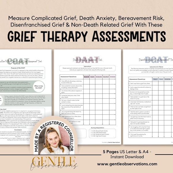 Risk Assessment Tool for Therapy - Etsy