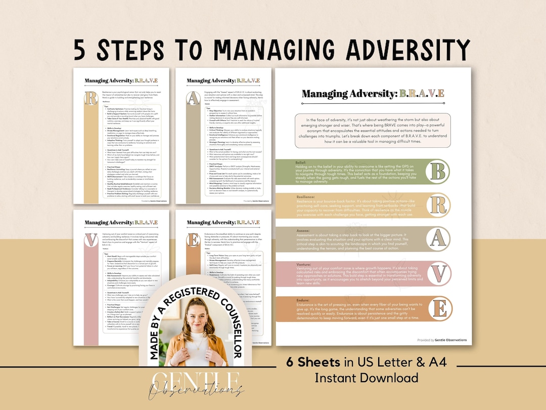 Steps to Managing Adversity and Building Resilience Before Managing ...
