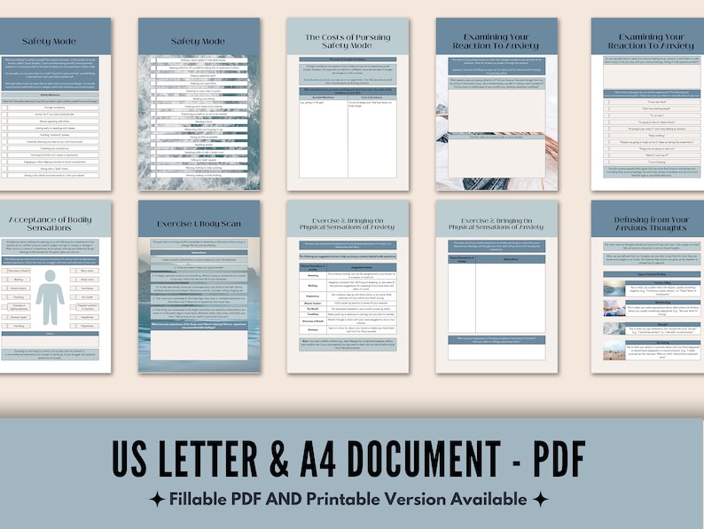 Social Anxiety Workbook, Social Anxiety Worksheets for Teens and Adults ...