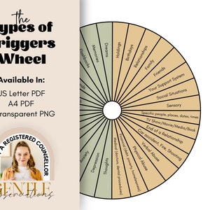 Types of Triggers Wheel: External & Internal Triggers, Trauma Triggers ...