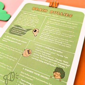 Brain Bullies CBT Worksheets for Kids, Automatic Negative Thoughts ...