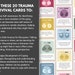 Trauma Reaction Cards for Kids, Identifying Trauma Survival Patterns ...