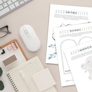 Accountability Worksheets for Teens & Adults, Responsibility Worksheets ...