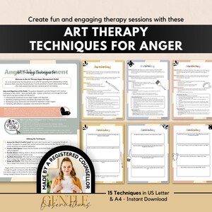 Anger Management Art Therapy Techniques for Teens and Adult Group ...