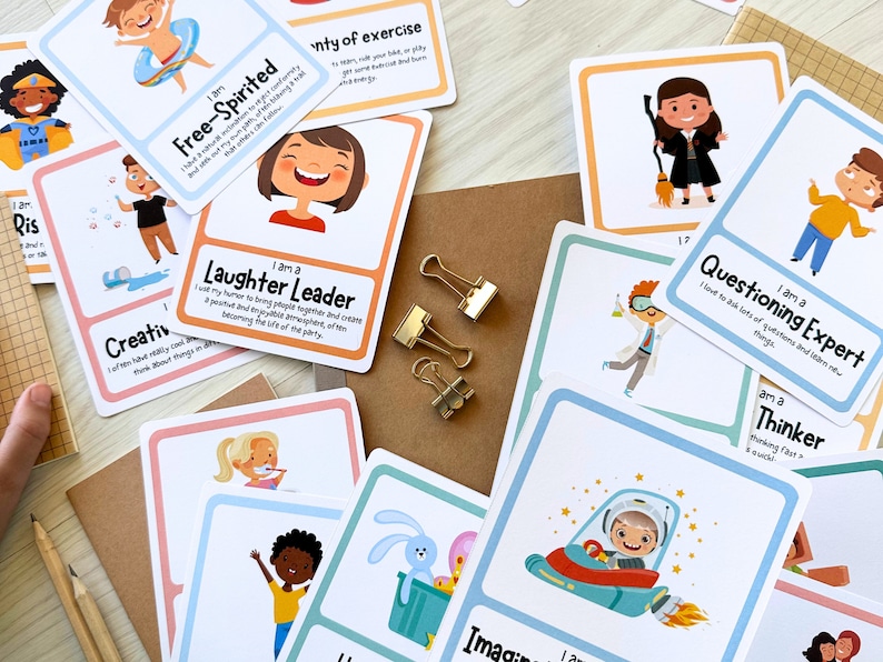 ADHD Superpower Coping Skill Affirmation Flashcards, Executive ...