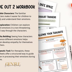 Inside Out 2 Emotional Regulation Feelings Workbook for School ...