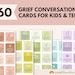 Grief Conversation Cards for Kids and Teens, Grief Question Cards ...