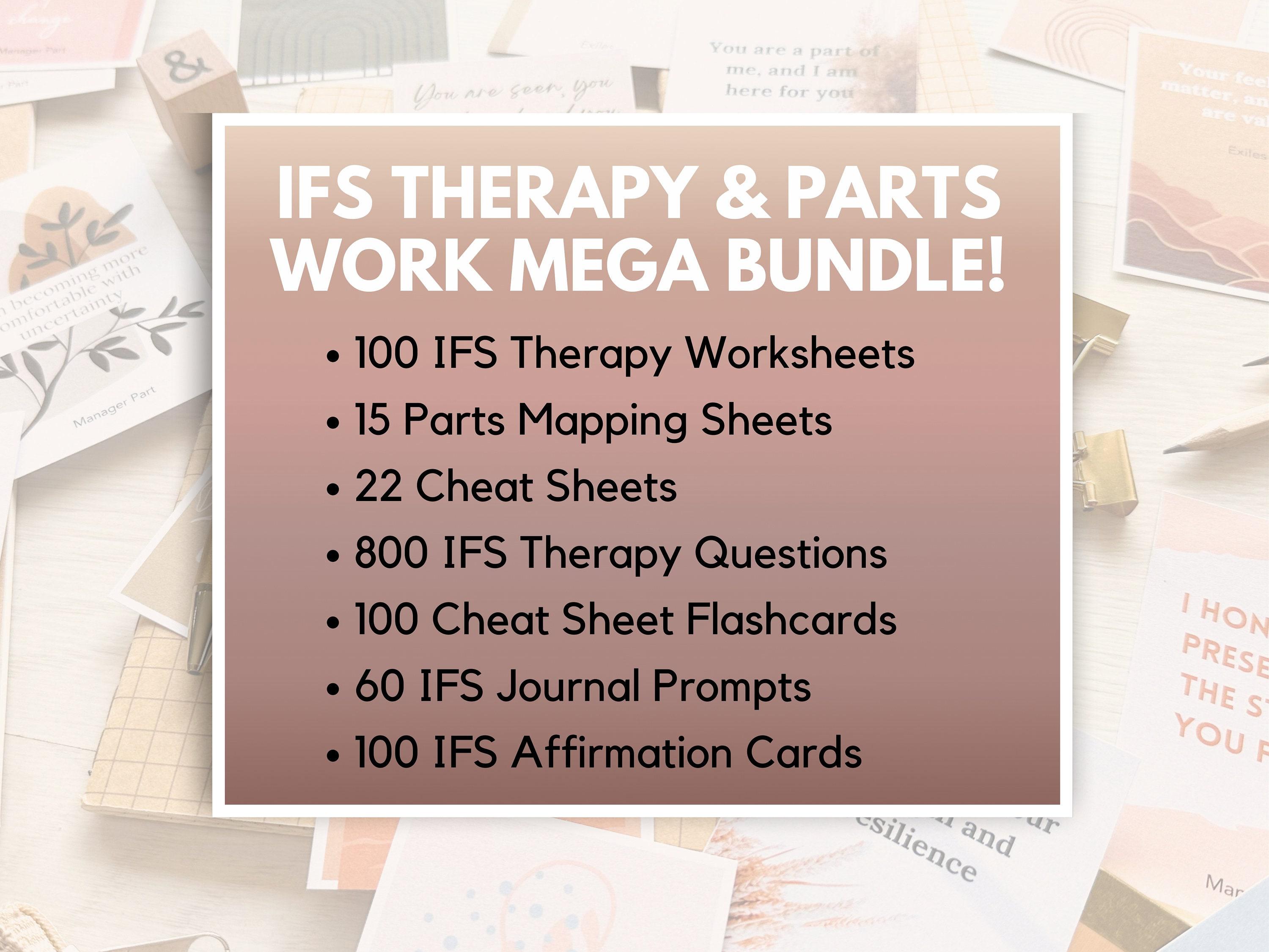 IFS Bundle, Internal Family Systems Worksheets, IFS Cheat Sheets, Parts ...