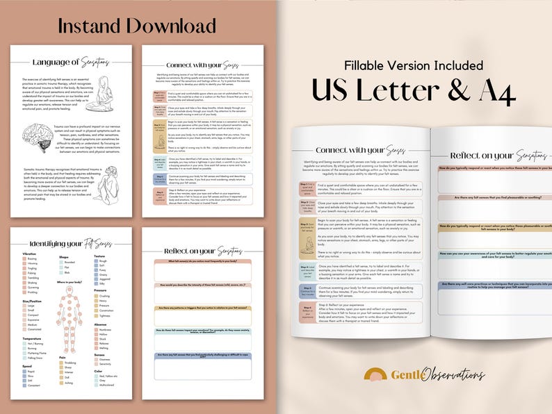 Identifying Your Felt Senses Somatic Exercise for PTSD Sensory ...