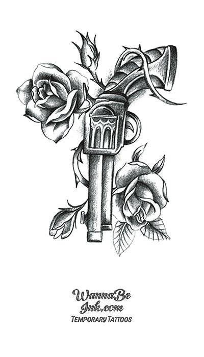 Revolver and Roses Best Temporary Tattoos - Etsy