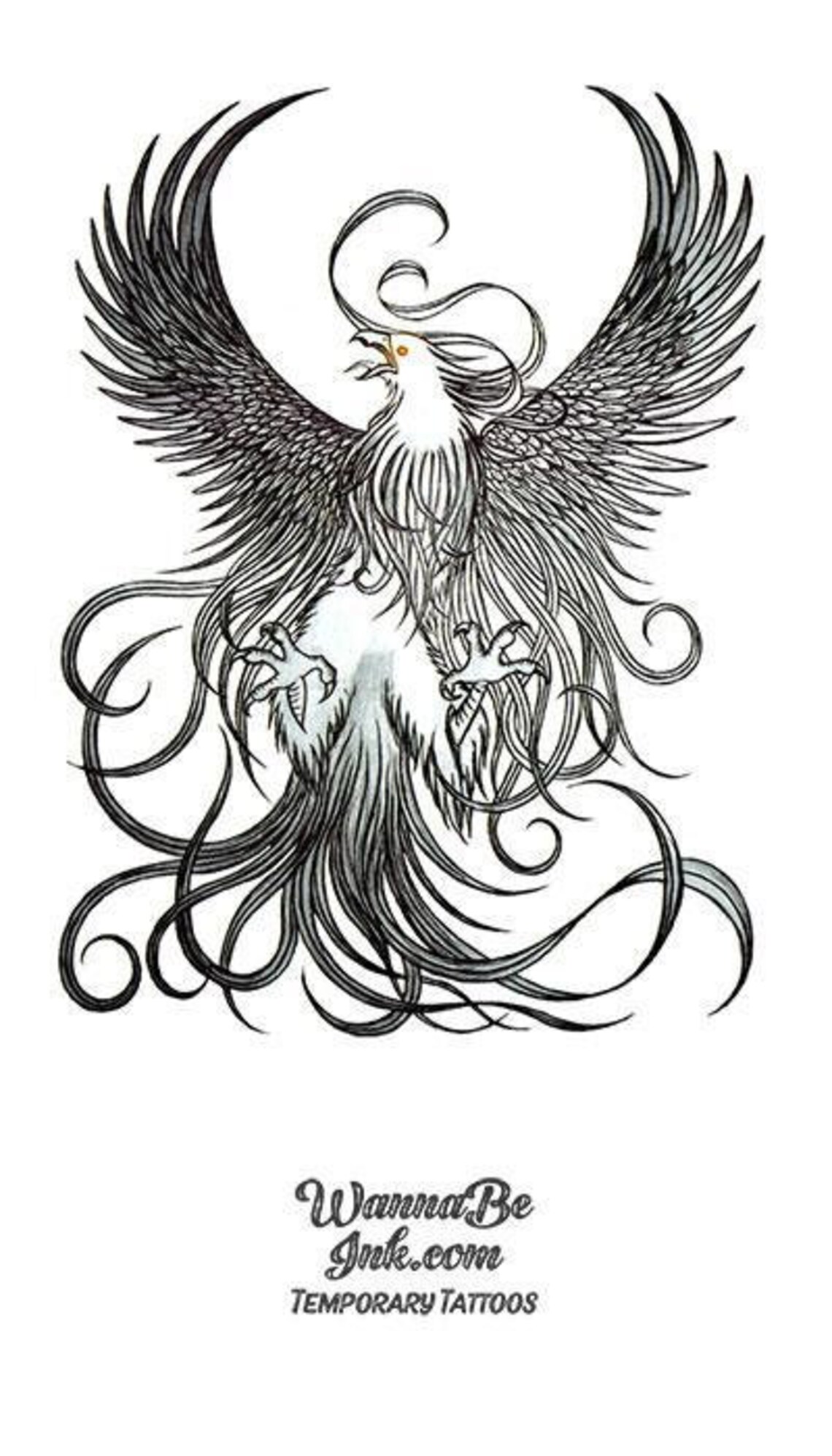 Phoenix Rising Best Temporary Tattoos - Etsy