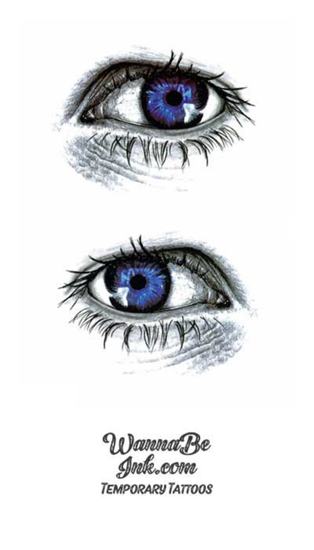 Through Blue Eyes Best Temporary Tattoos - Etsy