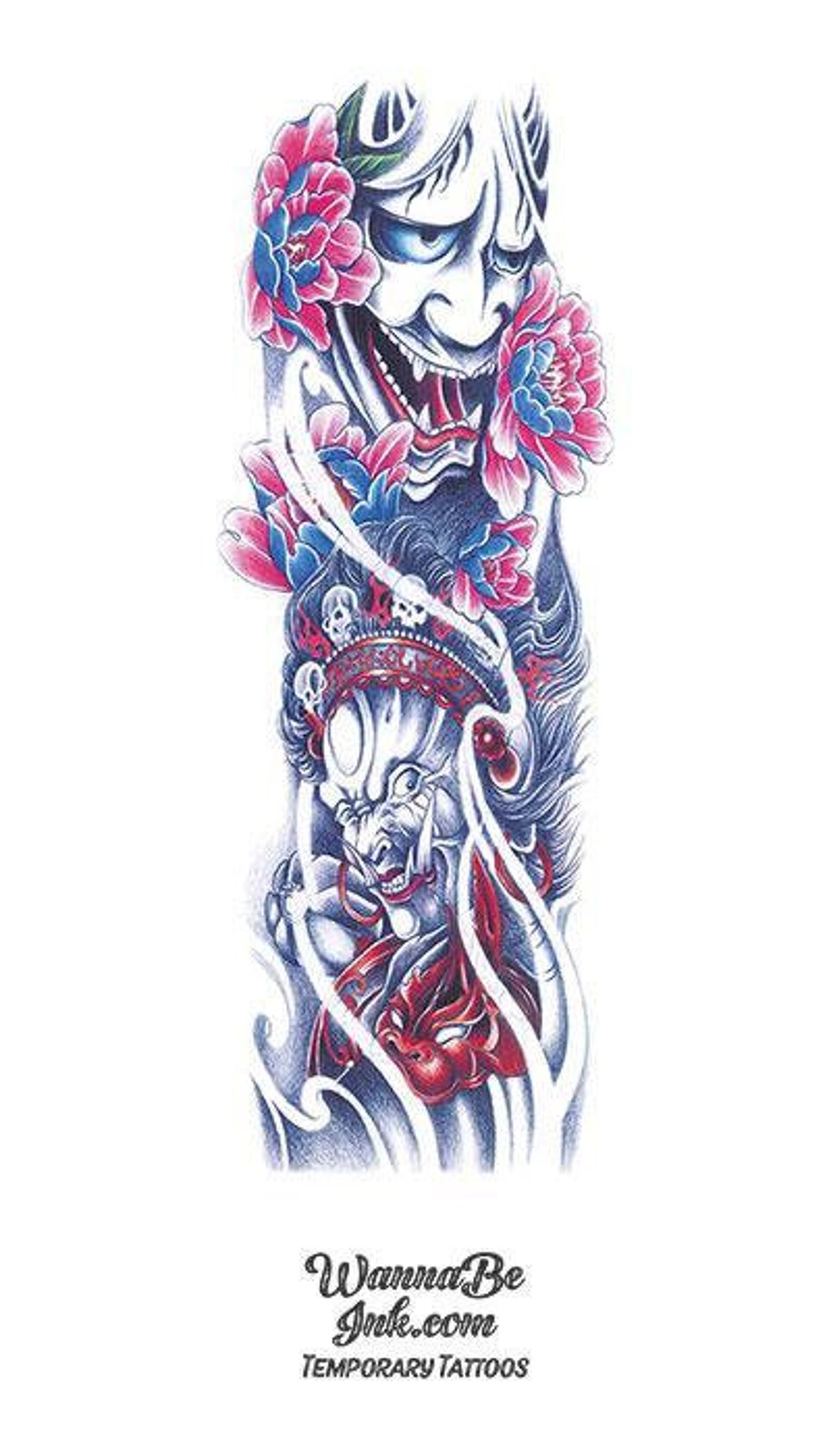 Kabuki Dragon Tattoo