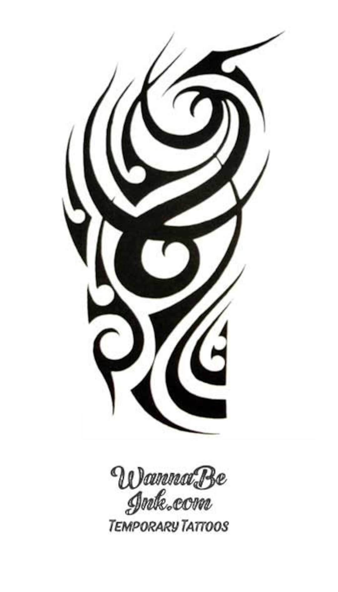 Tribal Half Sleeve Tattoo - Etsy