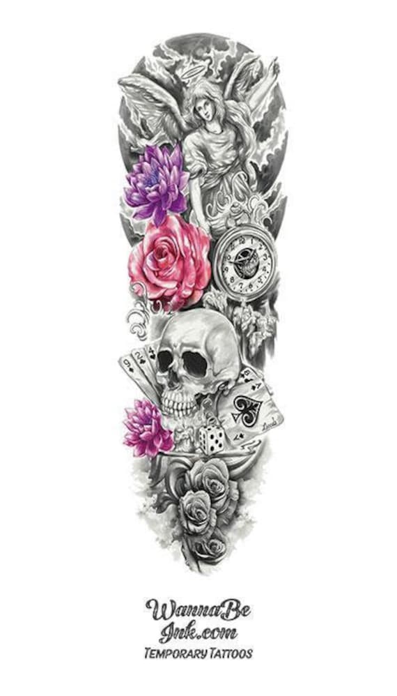 Skull Playing Card Tattoos