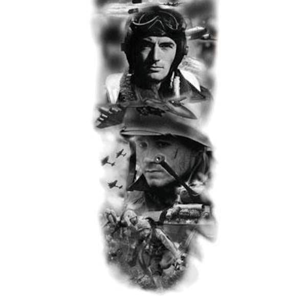 Military Temporary Tattoo - Etsy