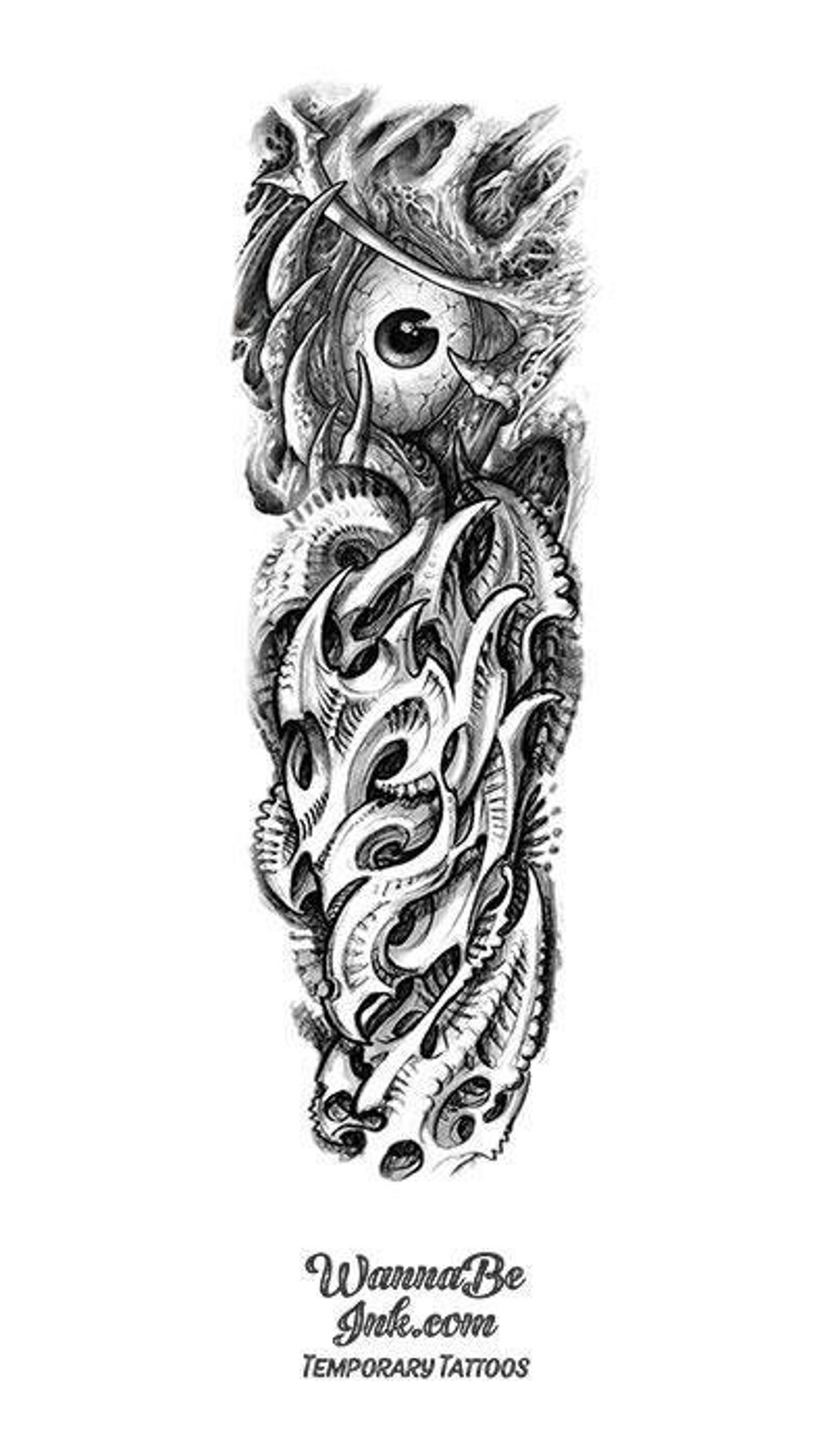 Tattoo Sleeve Designs Sketches