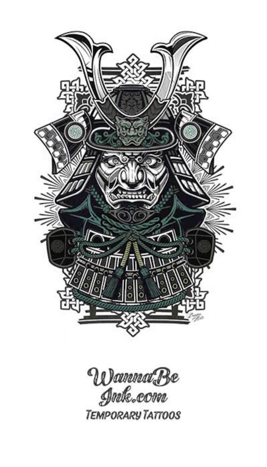 Shogun Helmet Tattoo