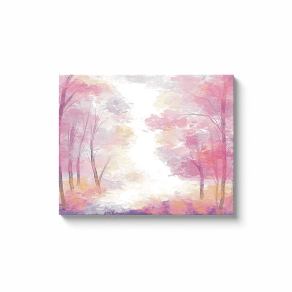 Green Trees Home Decor Spring Grove 5 Impressionistic Landscape Canvas ...
