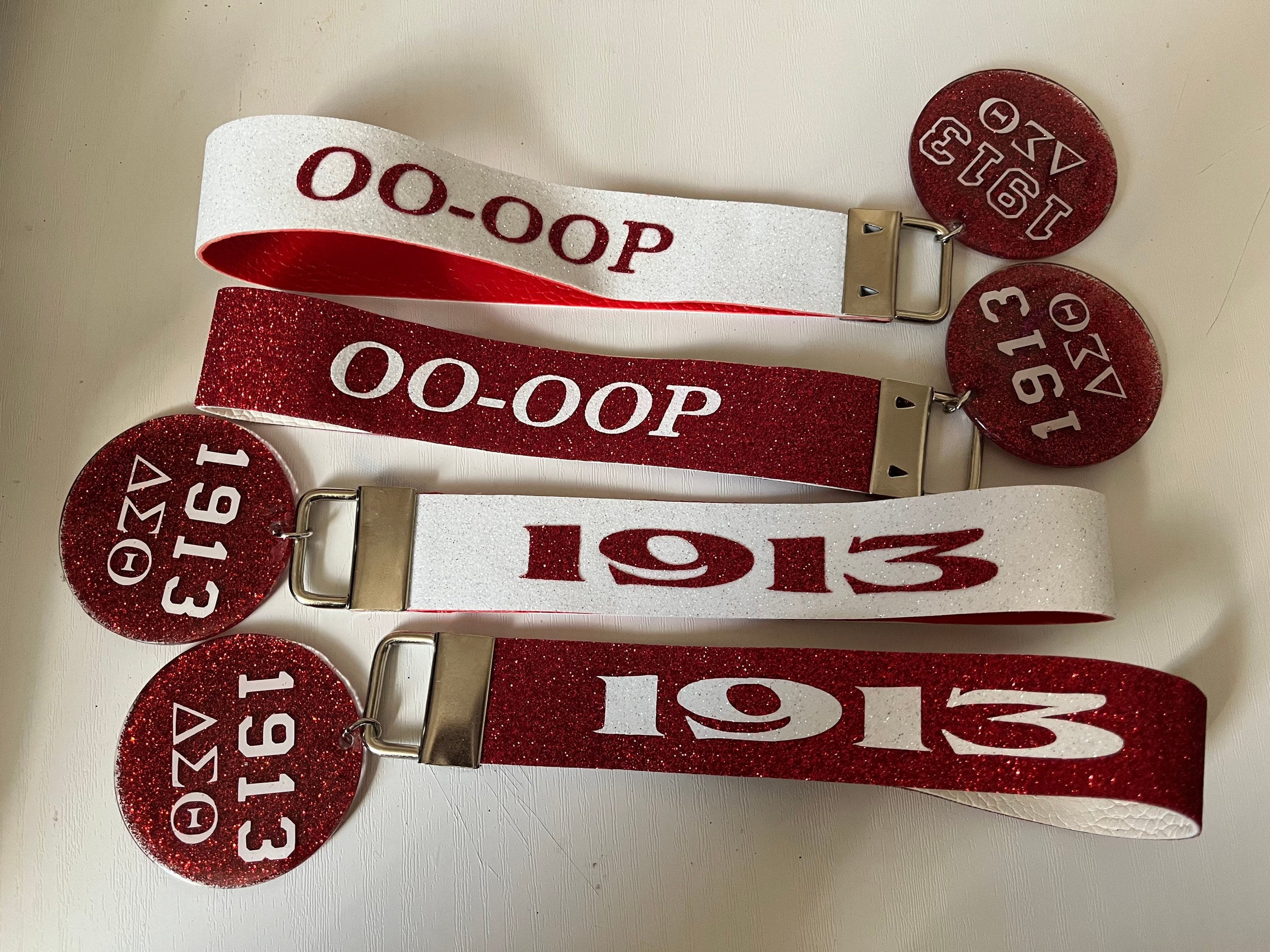 Delta Sigma Theta Lanyard Keychain - Etsy