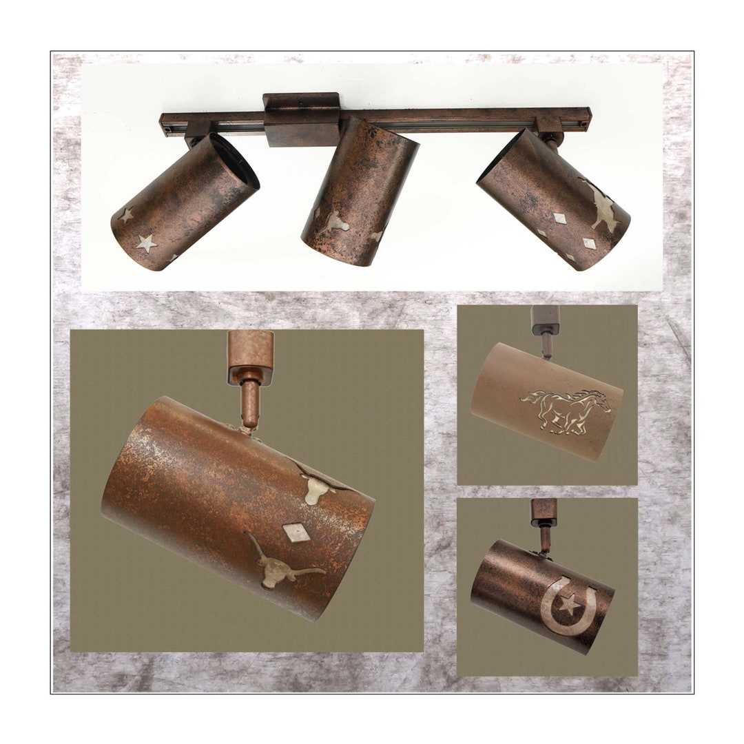 Western Style Track Light With Stars Design Western Decor Western Style ...
