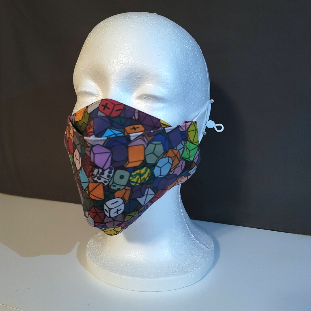 Assorted Color & Dice Mask - Etsy