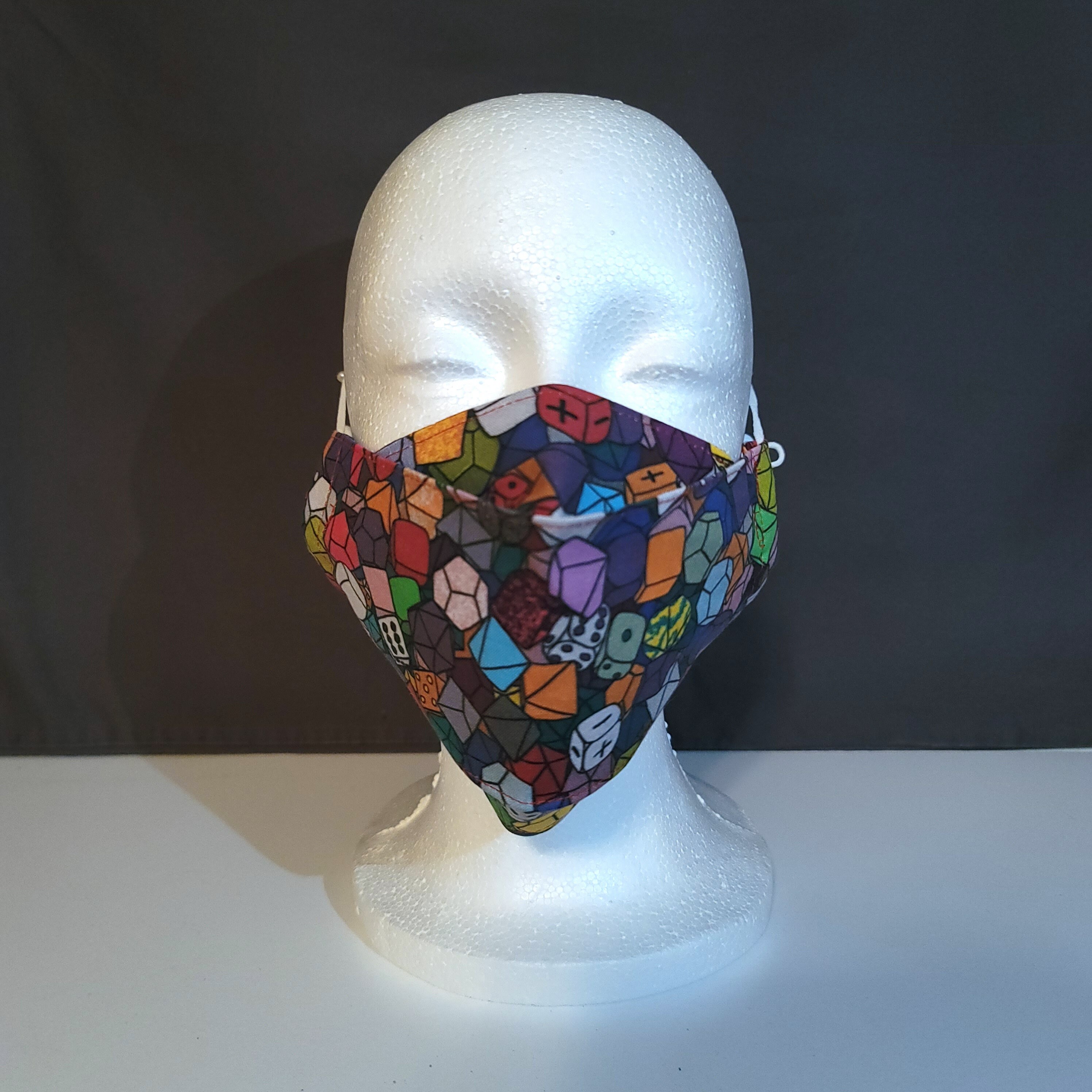 Assorted Color & Dice Mask - Etsy