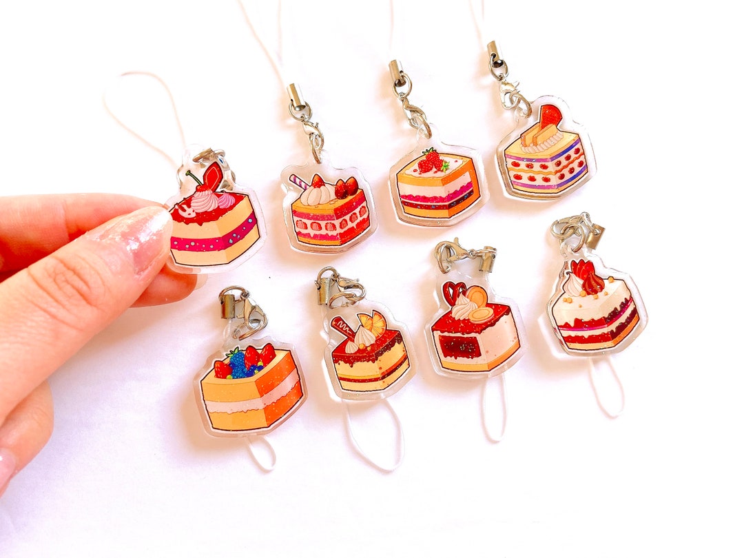 Cake Mini Charms (1.5 Inch Clear Acrylic) [night Owl] - Etsy